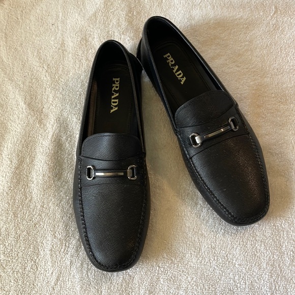 Prada | Shoes | Prada Mens Black Drivers Shoes | Poshmark